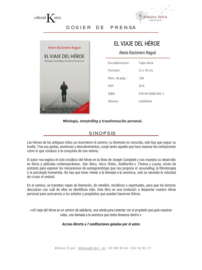 DDP - El Viaje Del H Roe | PDF