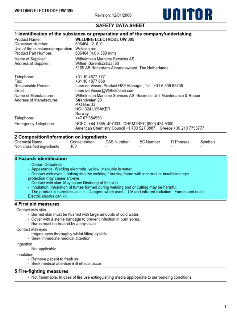 WELDING_ELECTRODE_UW_395_English | PDF | Welding | Construction
