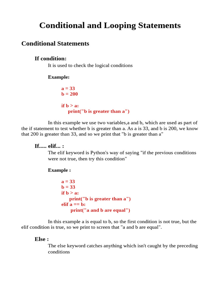 If Else | Download Free PDF | Control Flow | Computer Programming
