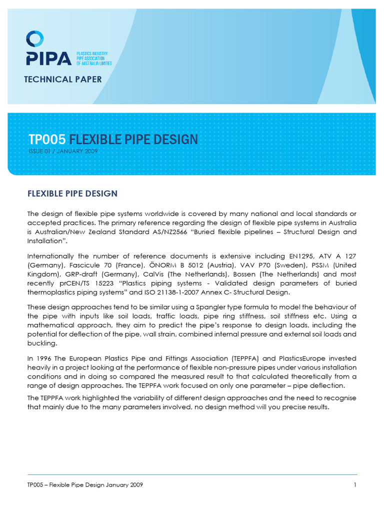 Flexible Pipe Design Insights TP005 | PDF | Pipe (Fluid Conveyance ...