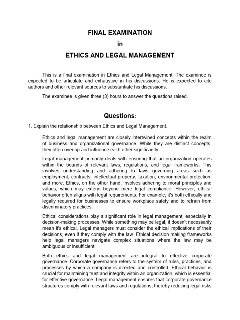 Sample Compre Exam With Answers | Download Free PDF | Taxes ...