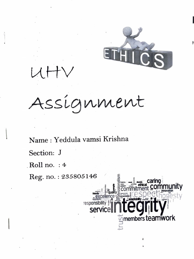 uhv assignment | PDF