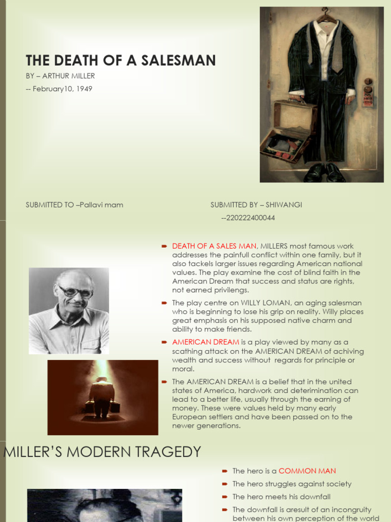 Ppt on Death of a Salesman (1) | PDF | Hero