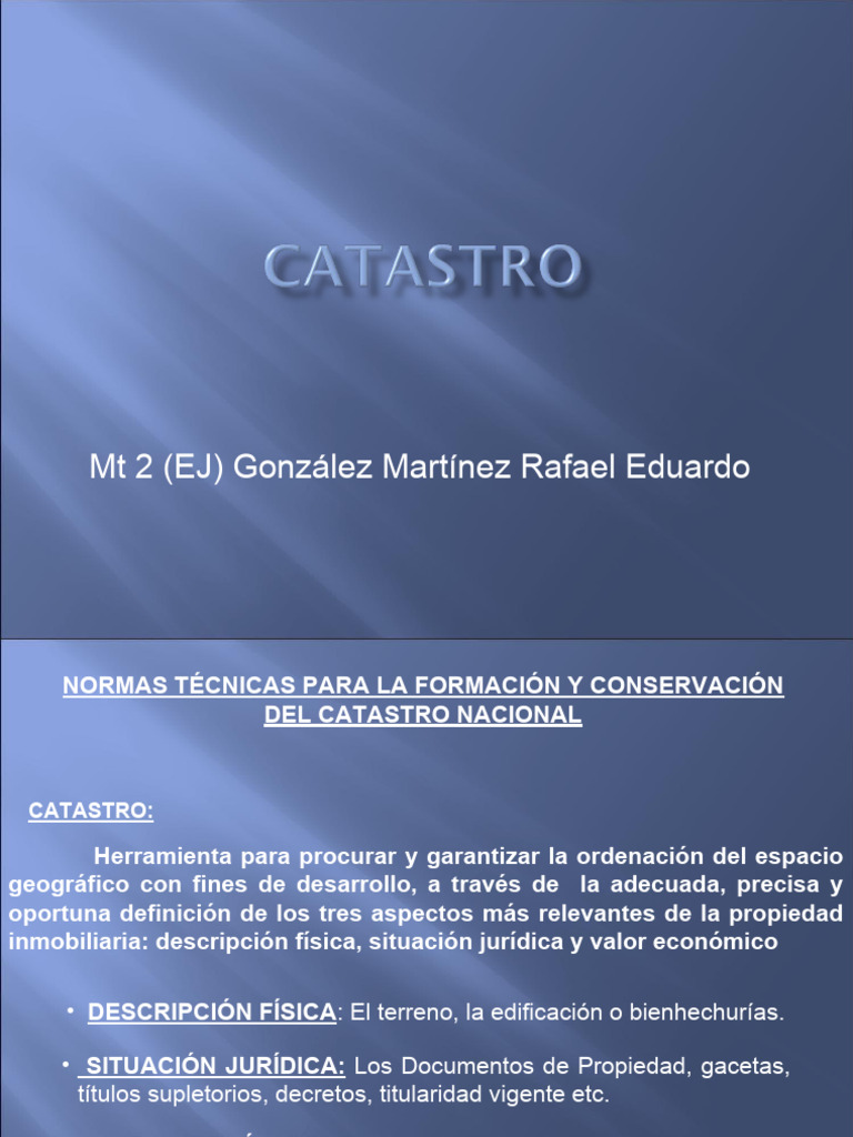 Instruccion Catastro | PDF | Agricultura