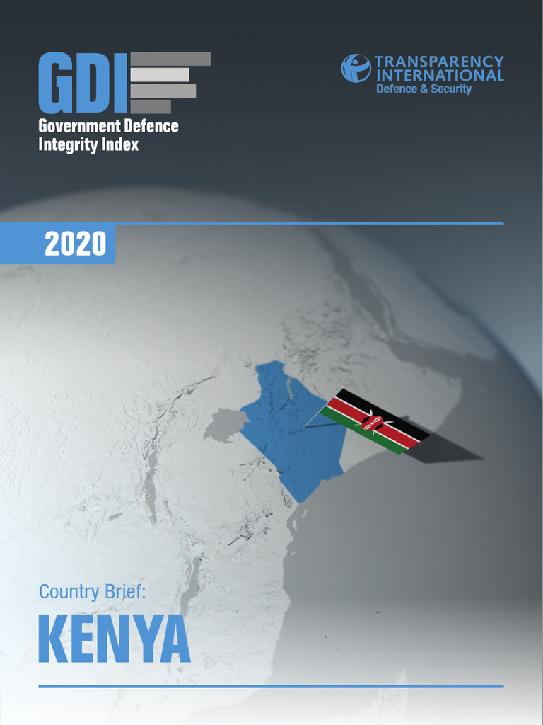 Kenya GDI 2020 Brief | PDF | Corruption | Kenya
