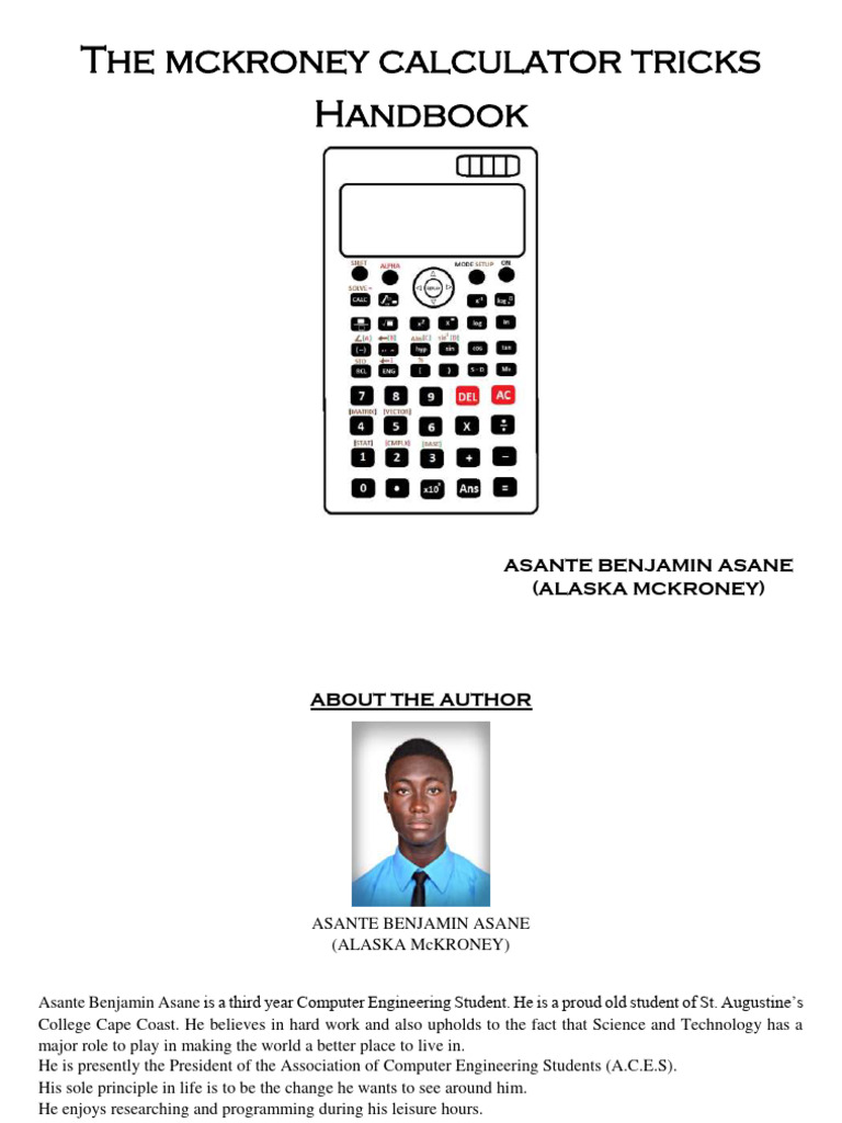 Calculator Tricks | PDF | Complex Number | Matrix (Mathematics)