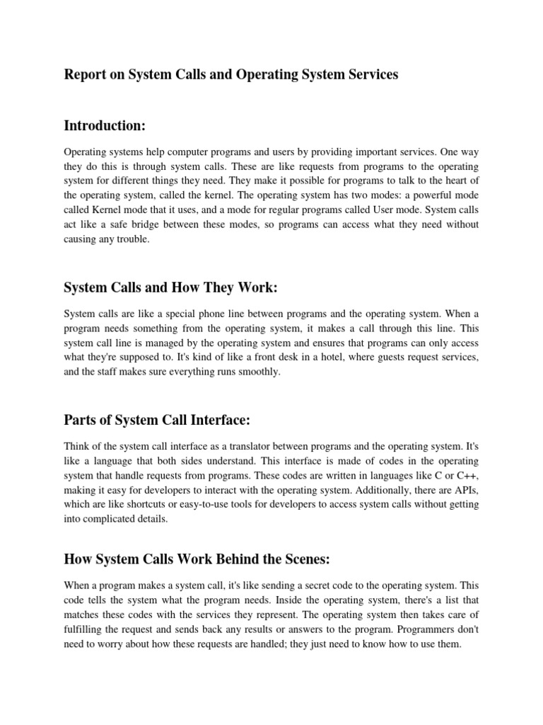 Operating System 1st Assignment by Muhammad Suleman 13648 SB (SE) | PDF ...