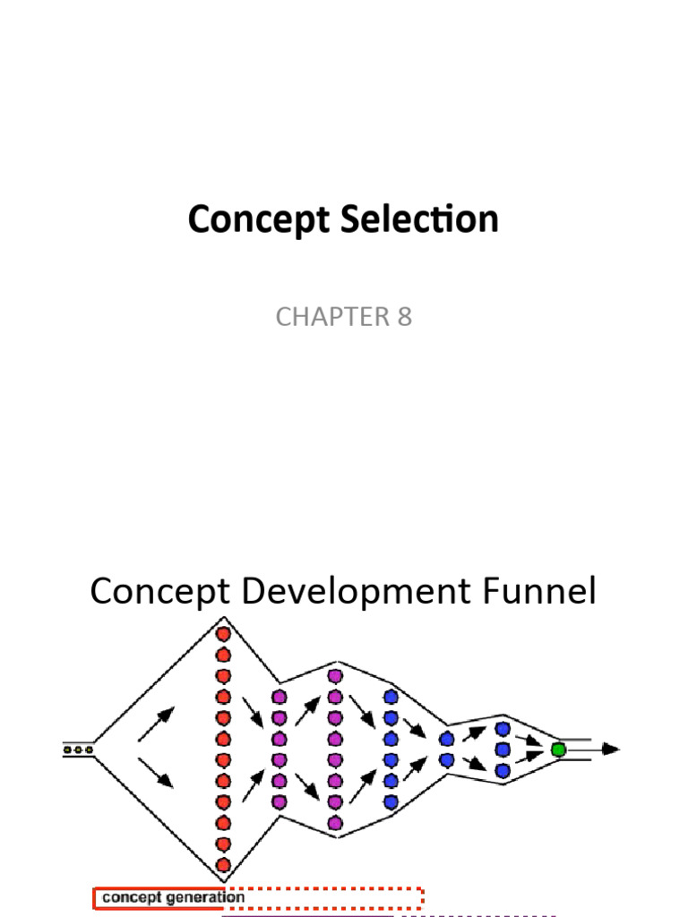 Chapter 8-Concept Selection | PDF