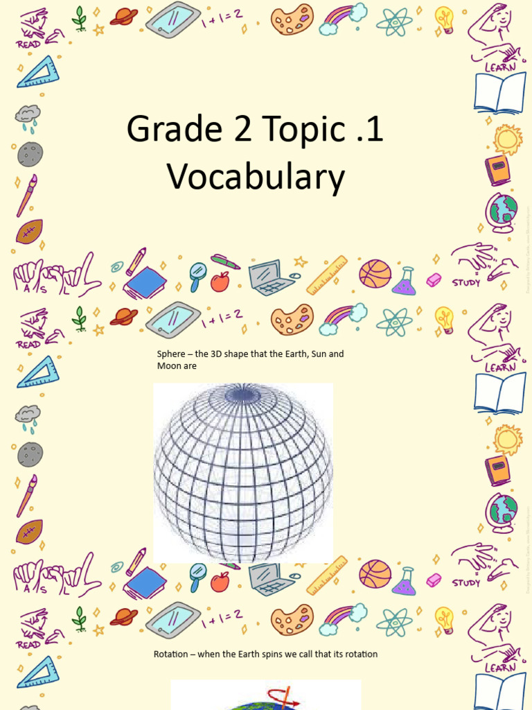 G2 U6 Vocab | PDF | Science & Mathematics
