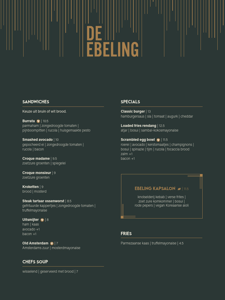 Ebeling Menu Dag 26012022 | PDF