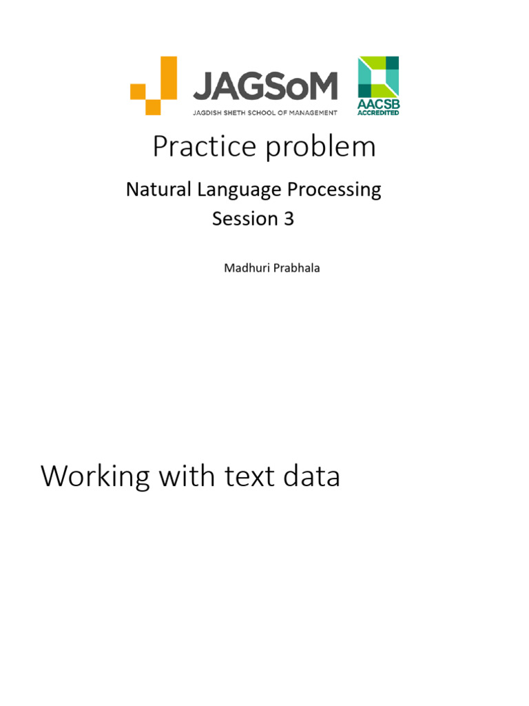 3 - Working With Text Data | PDF | Computers