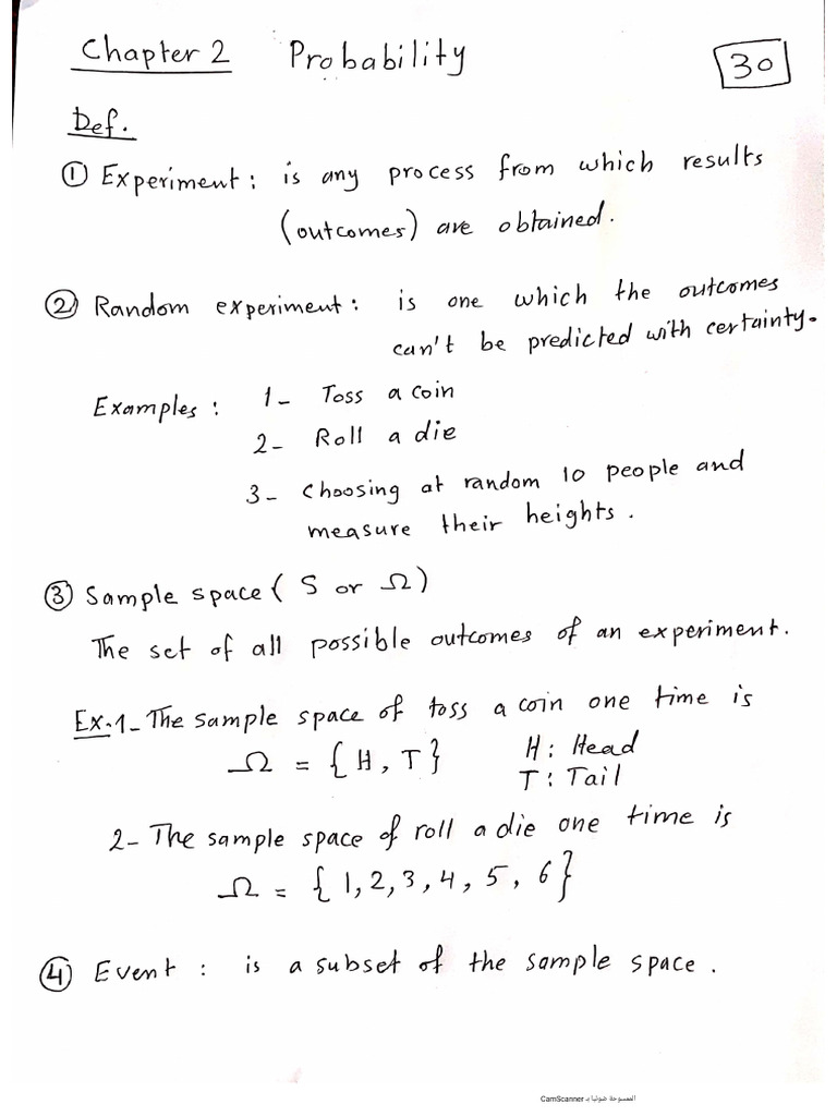 Principles of Statistics Chapter 2 | PDF