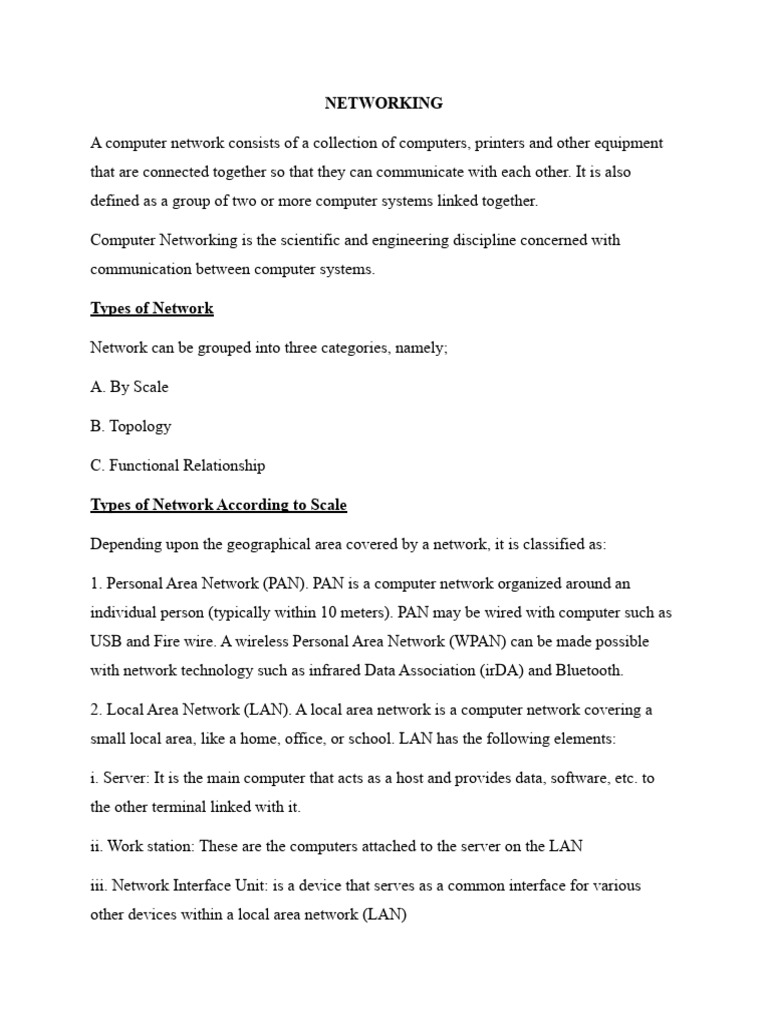 Networking | PDF | Network Topology | Computer Network