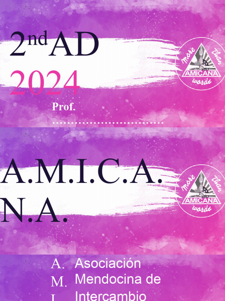 2nd AD Opening Class 2024 | PDF