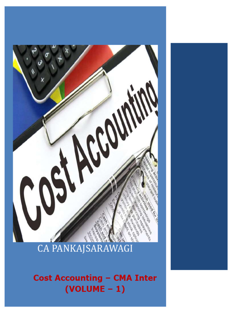 Cost Accounting for CMA Intermediate | PDF | Procurement | Cost Of ...