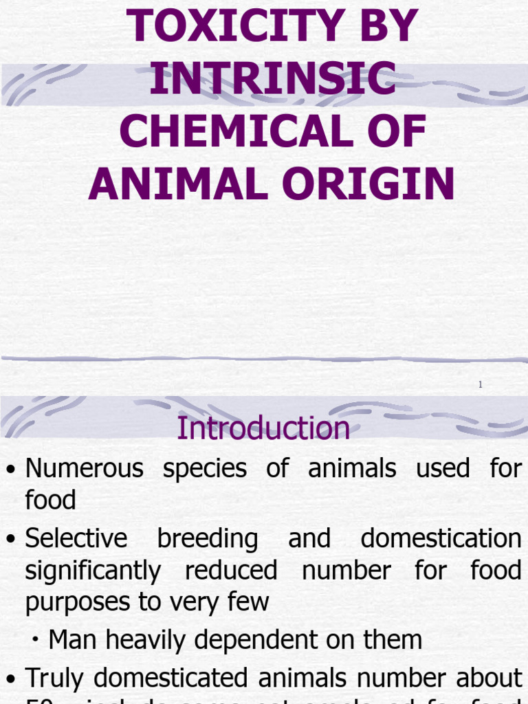 Animal-Origin Food Toxicity Risks | PDF | Milk | Beef