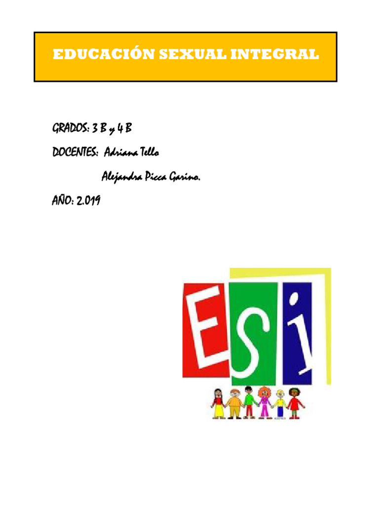 Comparto - Secuencia de ESI - (1) - Contigo | PDF | La sexualidad humana | Educación sexual