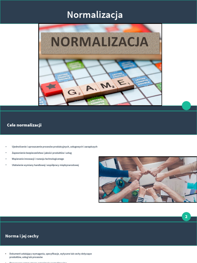 Prezentacja Paweł Manthej 2ti Normalizacja | PDF