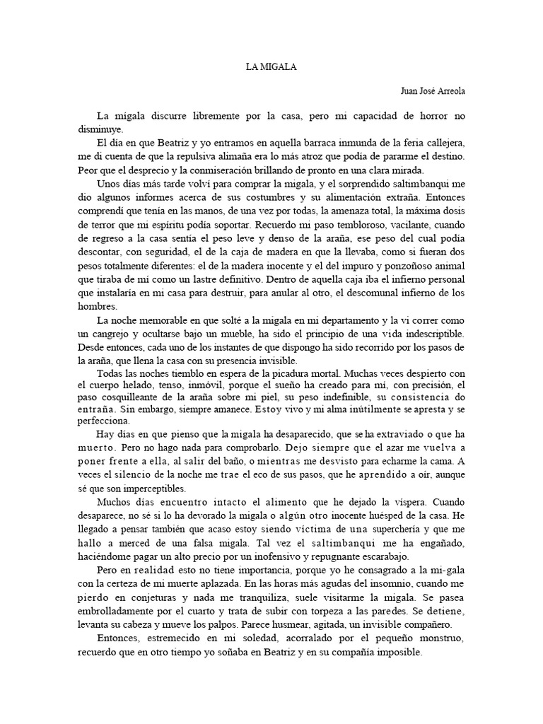La Migala | PDF | Novela negra, policíaca y suspenso