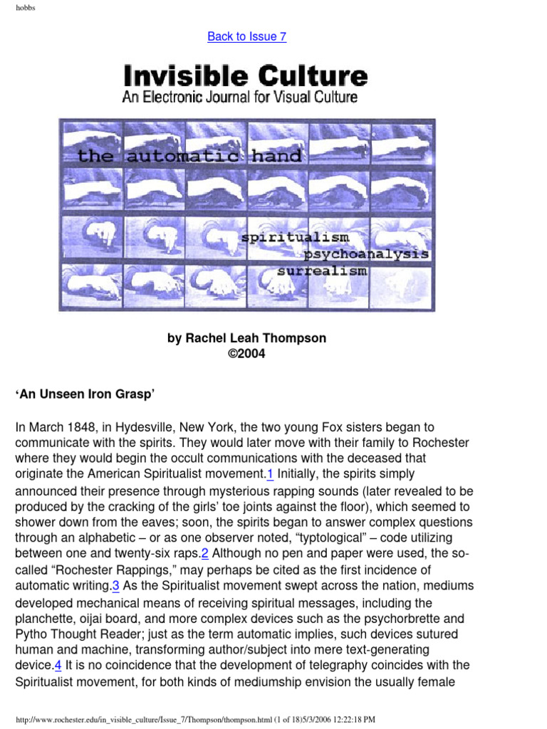 Issue 7 Thompson | Download Free PDF | Mediumship | Spiritualism