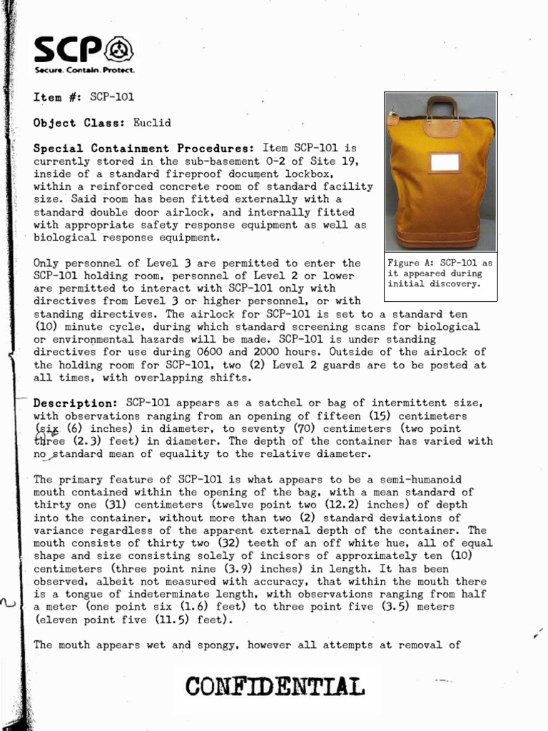 SCP 101 | PDF | Young Adult