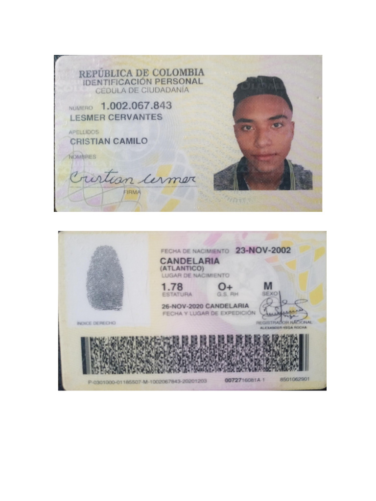 Cedula Cristian | PDF