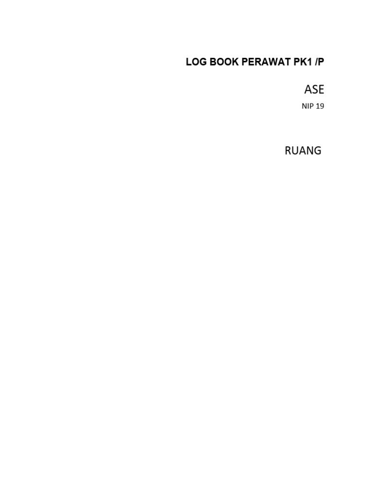 Master Logbook | PDF