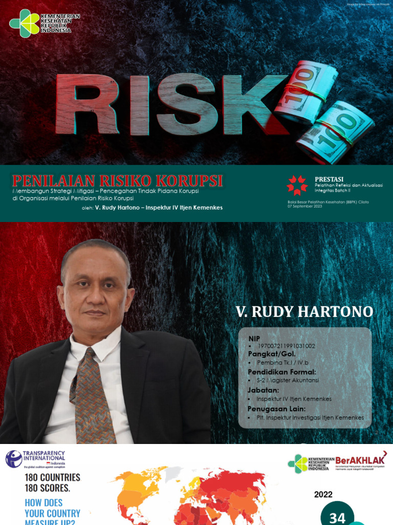 Penilaian Risiko Korupsi - Valentinus Rudy Hartono | PDF