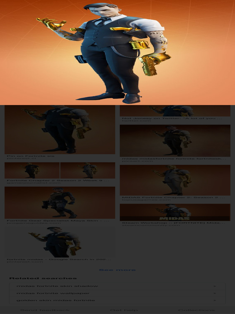 Midas Fortnite Skin - Google Search | PDF