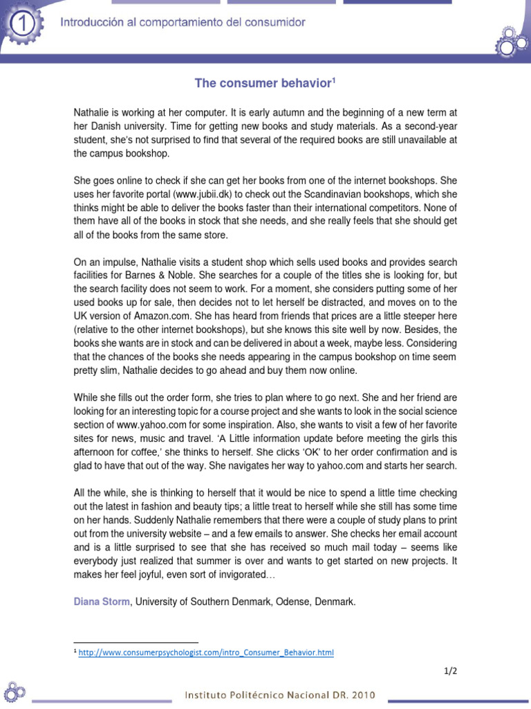 the consumer behavior | PDF | Consumer Behaviour | Consumption (Economics)