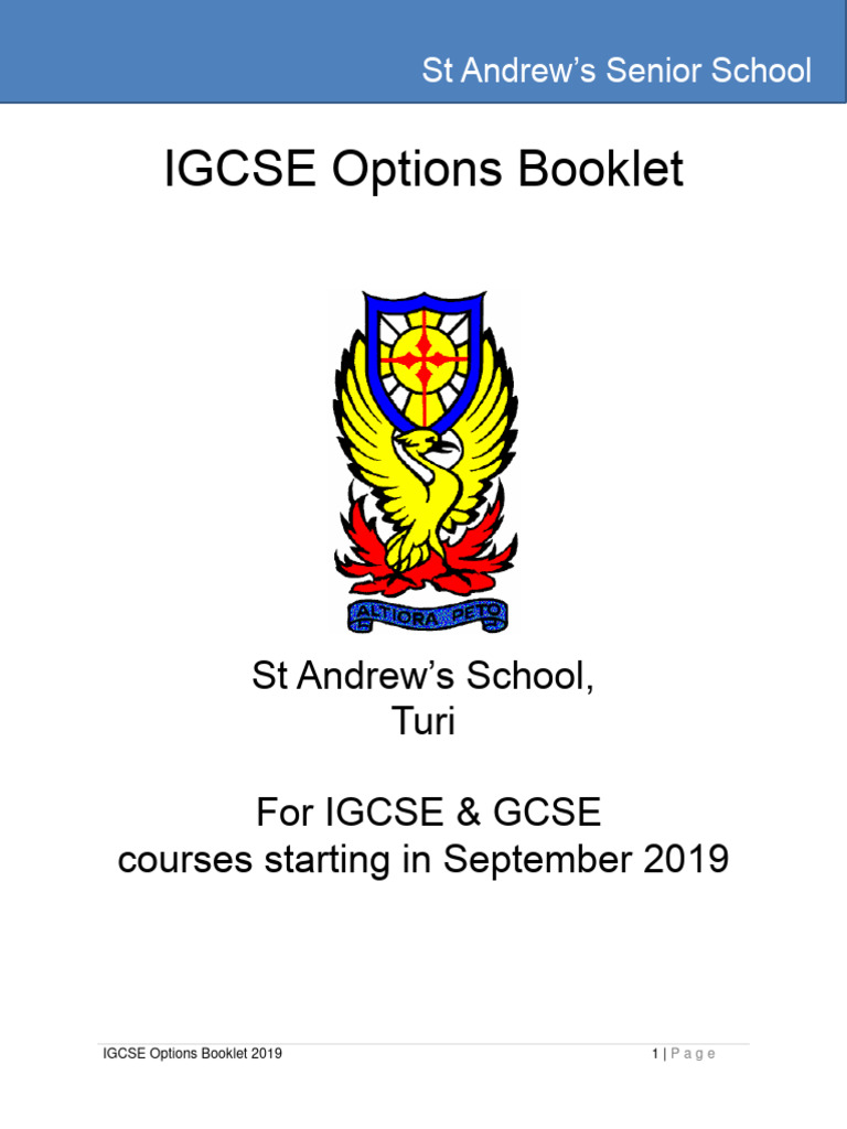 GCSE Options Booklet 2019 3 | PDF