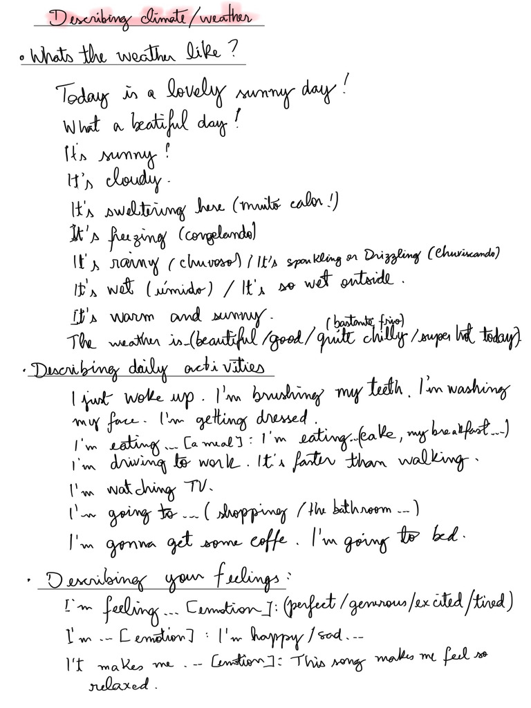 Describing Climate:weather | PDF