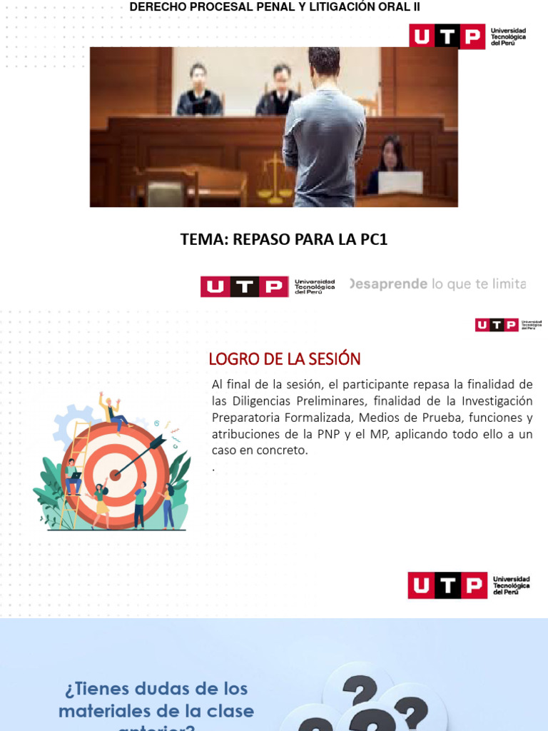 Repaso Pc1 DPP 2 y Tlo 2 | PDF | Fiscal | Justicia