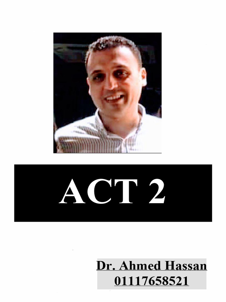 RemoveWatermark_ACT2++PART+II+----Dr.AHMED+HASSAN---- | PDF | Equations | Triangle