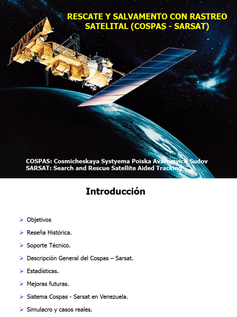 Sistema Cospas-Sarsat: Rescate Satelital | PDF | Sistema de ...