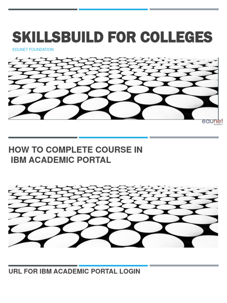 IBM Academic Portal Course Guide | PDF | Business | Computers