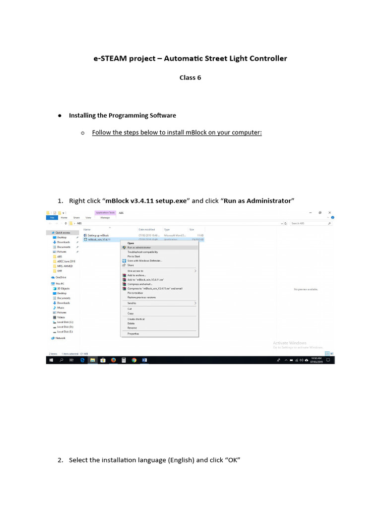Computer Science - Resource Material - Class 6 - E-STEAM Project - AY ...