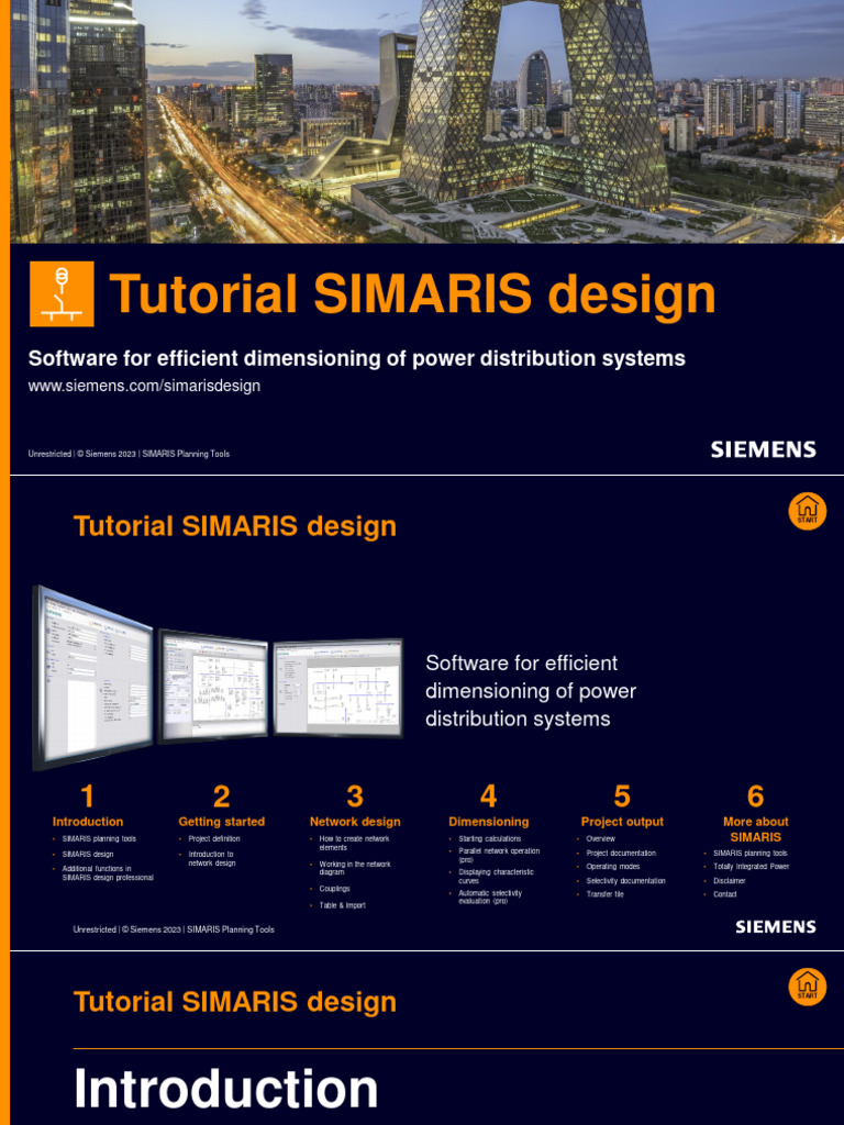 SIMARIS Design Tutorial Overview | PDF | Power Supply | Computer Network