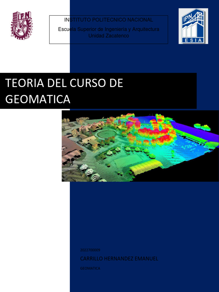 Teoría y Aplicaciones de Geomática | PDF | Geomática