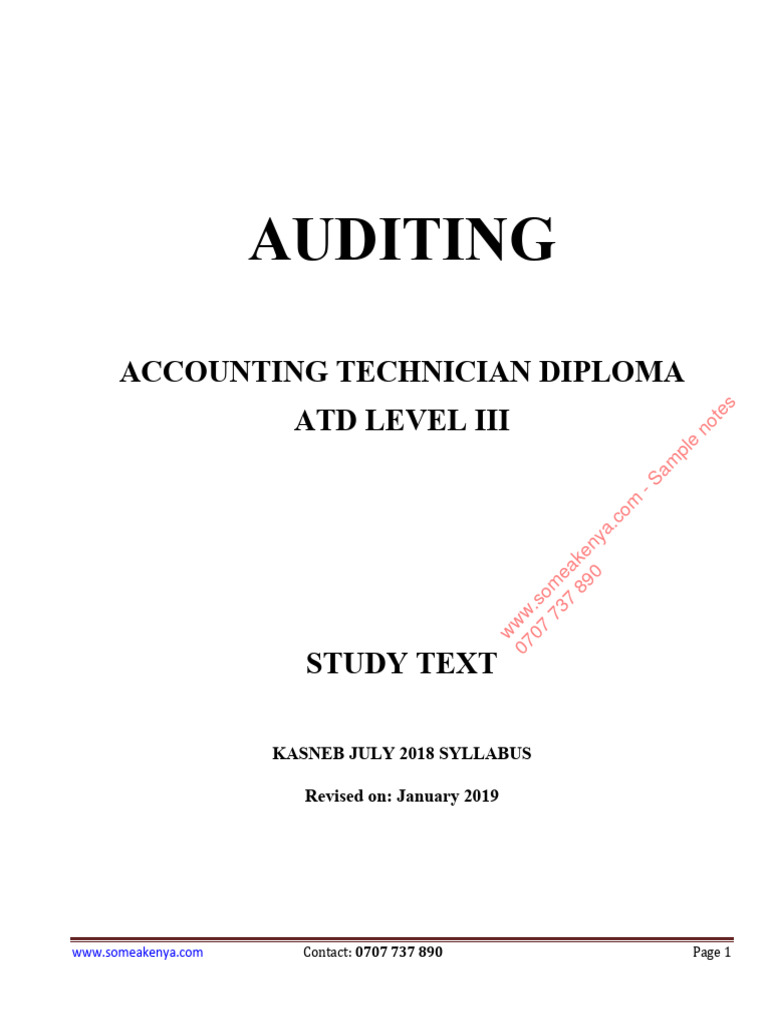 Auditing | PDF | Financial Audit | Audit