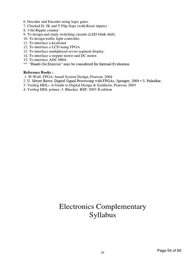 Electronics Course Syllabus | PDF | Modulation | Electronic Oscillator