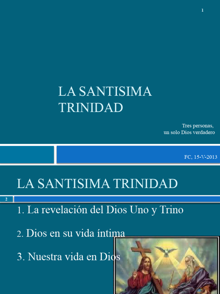 05 La Trinidad MAPB | PDF | espíritu Santo | Trinidad