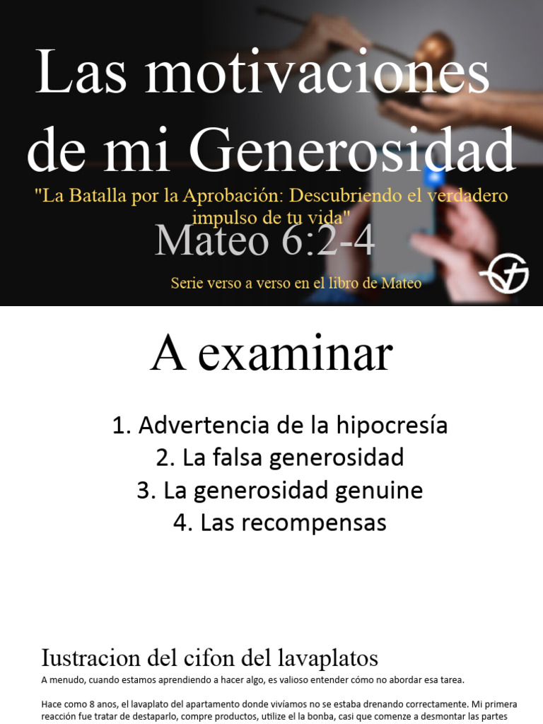 La Generosidad Pdf Jesús Amor