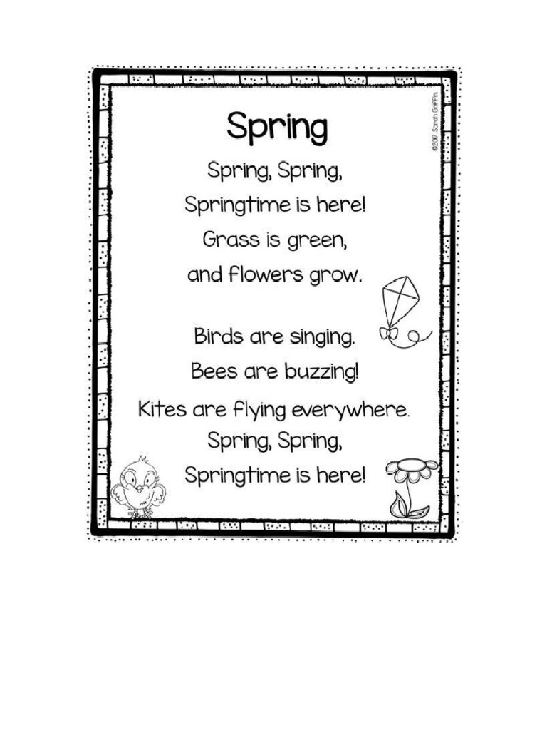 Poema de Ingles 4 | PDF