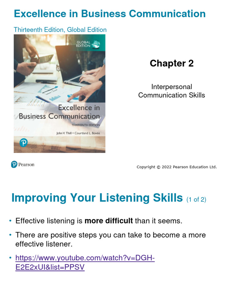 Chapter 2 Interpersonal Communication Skills | Download Free PDF ...