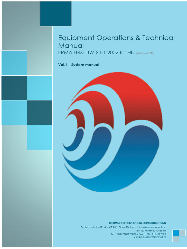 4.4) Operation Manual - Generic-1X 2000 FS Fresh Water | PDF | Pump | Valve