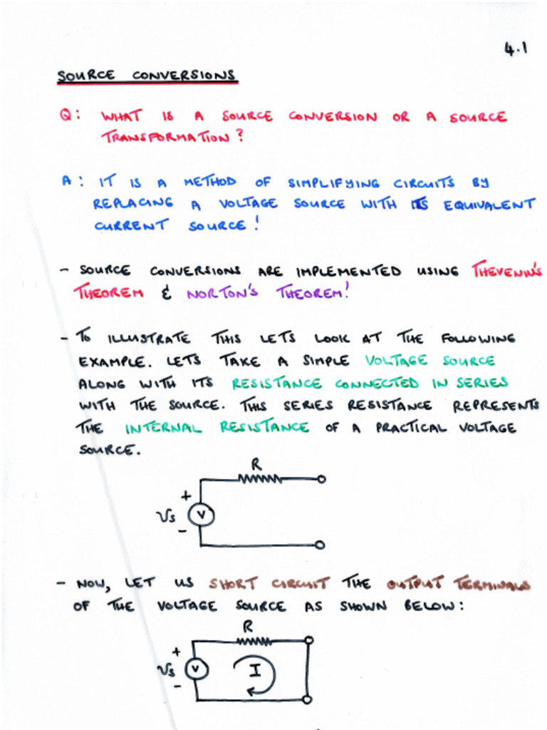 Source Conversions Class Lesson | PDF