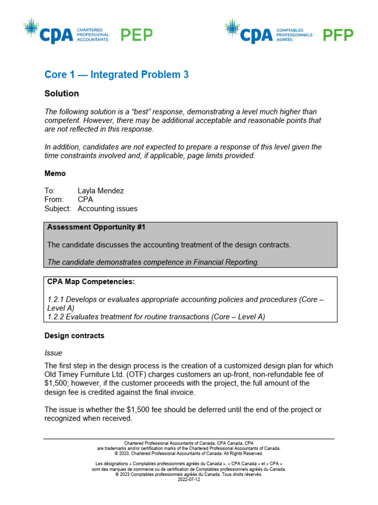 CO1 2301E IP03.Solution | PDF | Audit | Financial Audit