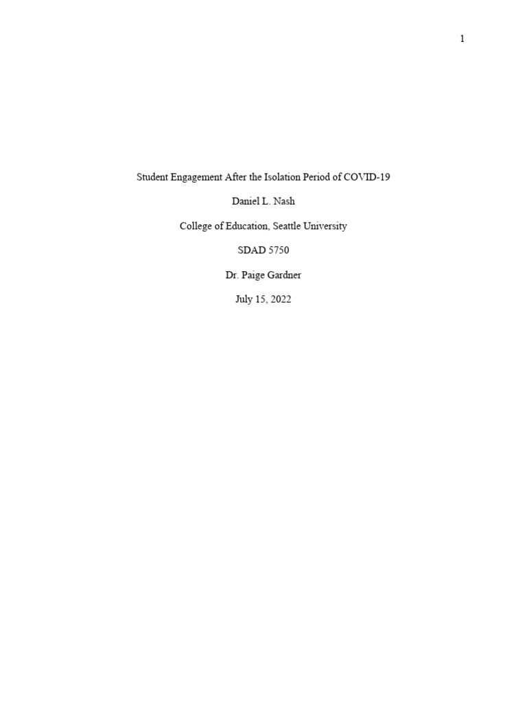 SDAD 5750: Best Practices Individual Paper | PDF | Student Affairs ...