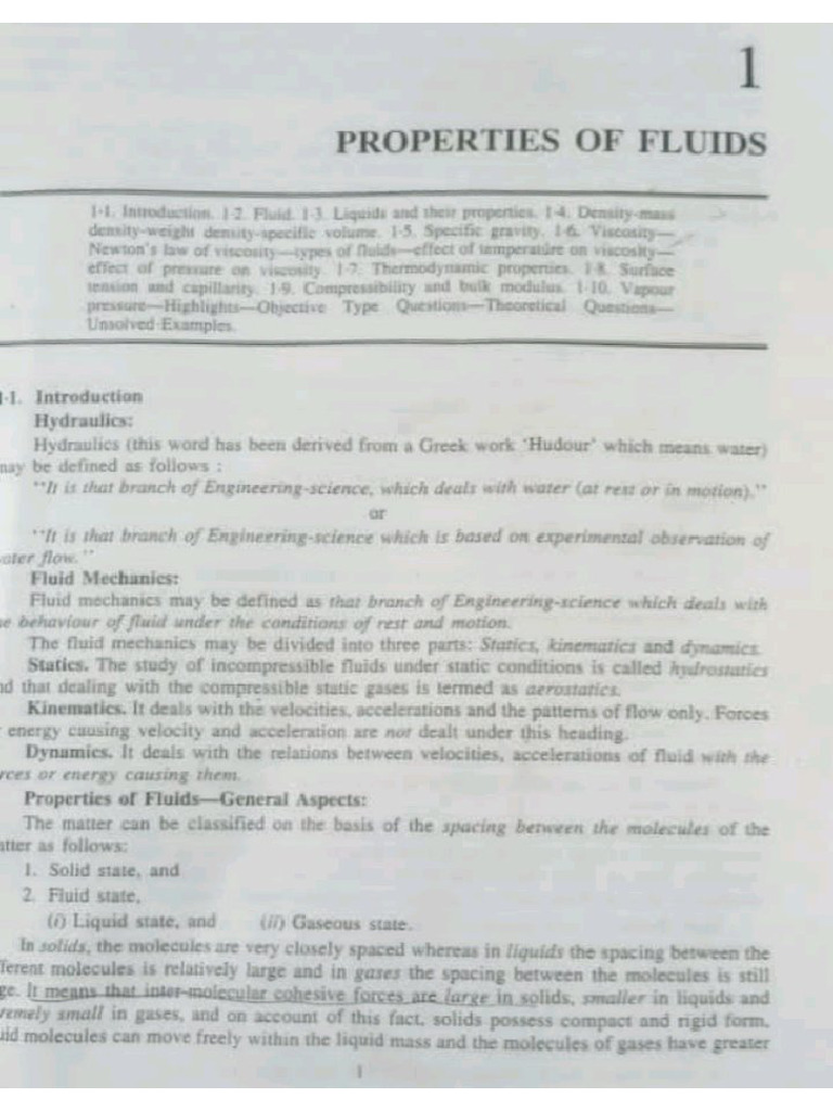 Fluid Mechanics | PDF